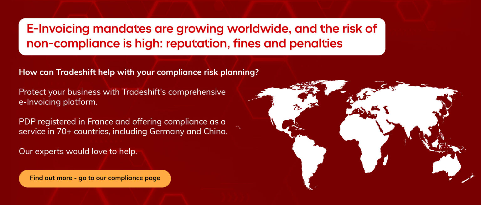 Tradeshift | E-Invoicing software | Global compliance and clearance