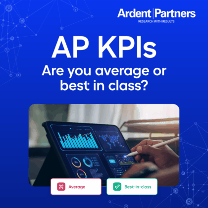 AP KPIs and benchmarks from Ardent Partners | Tradeshift